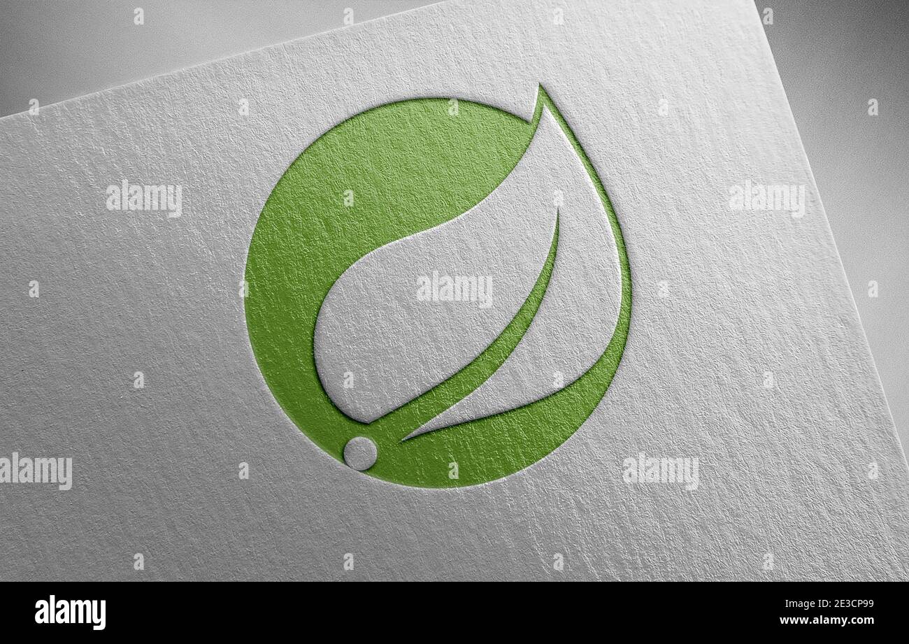 Spring logo hi-res stock photography and images - Alamy