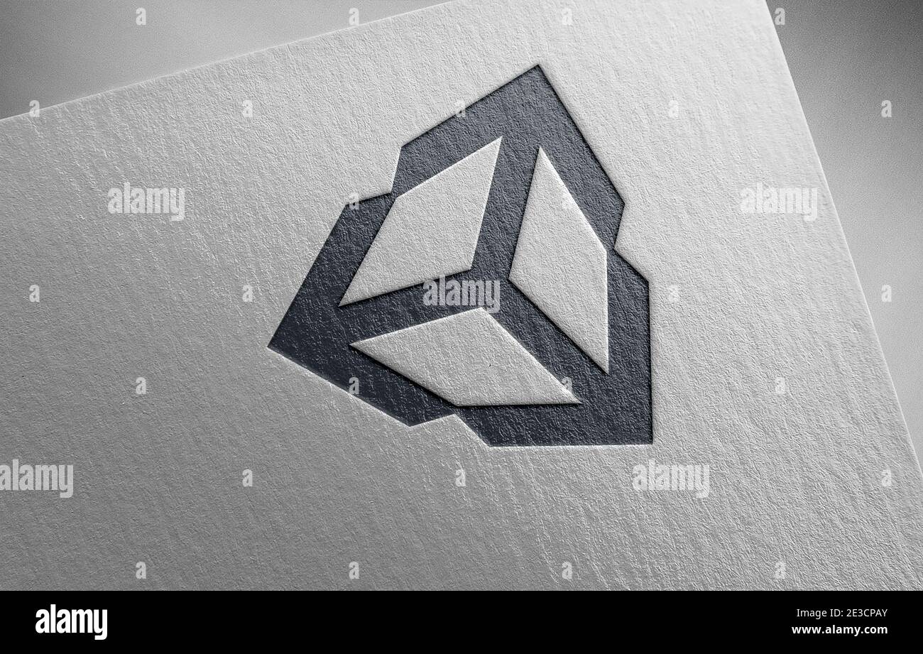 unity logo paper texture illustration Stock Photo - Alamy