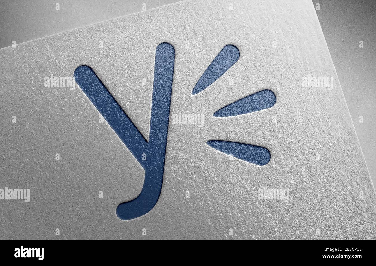 yammer logo paper texture illustration Stock Photo - Alamy