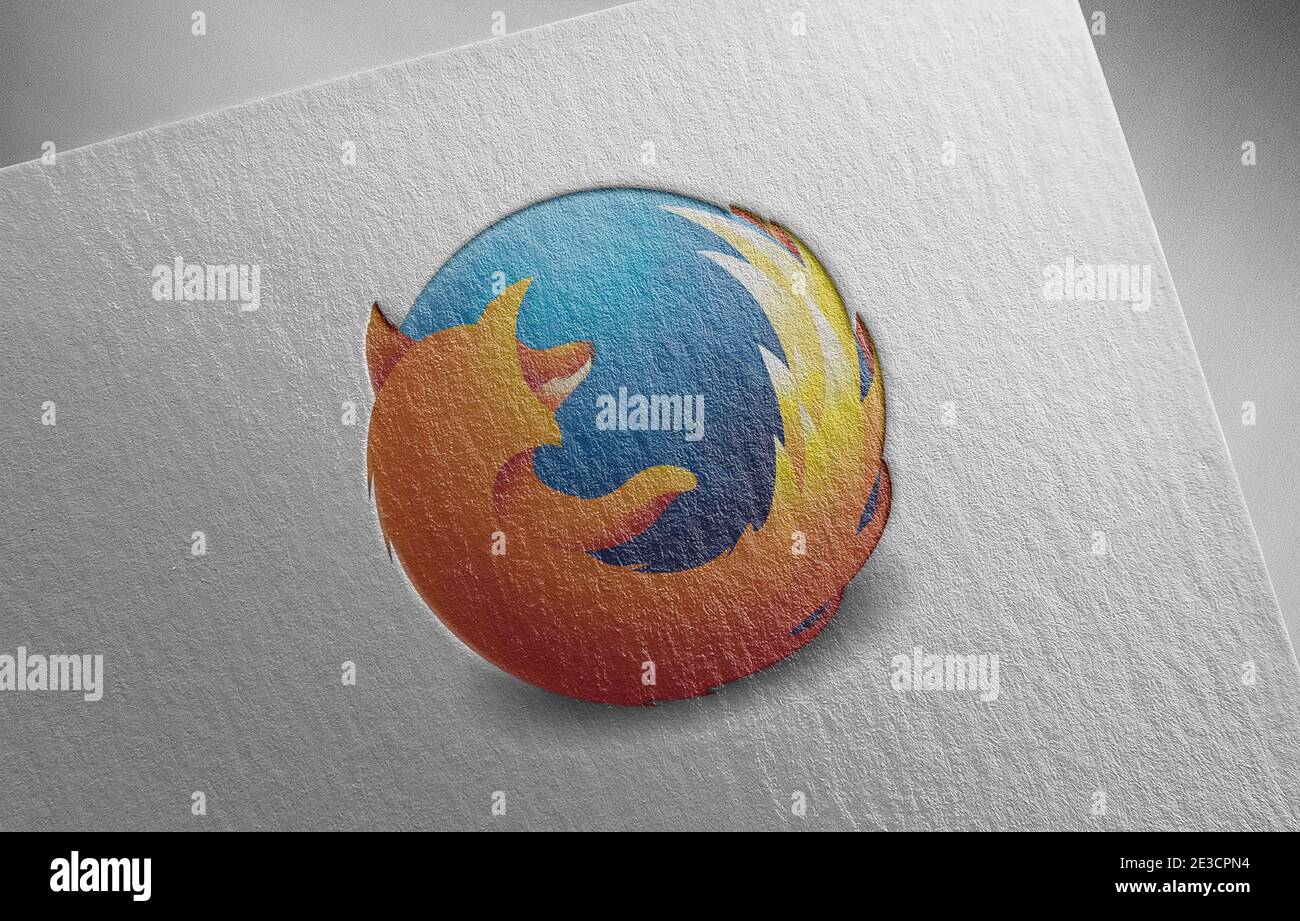 Firefox logo hi-res stock photography and images - Alamy