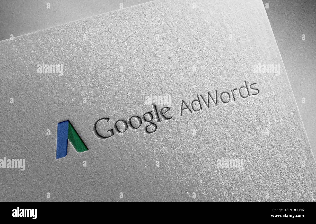 Google adwords logo hi-res stock photography and images - Alamy