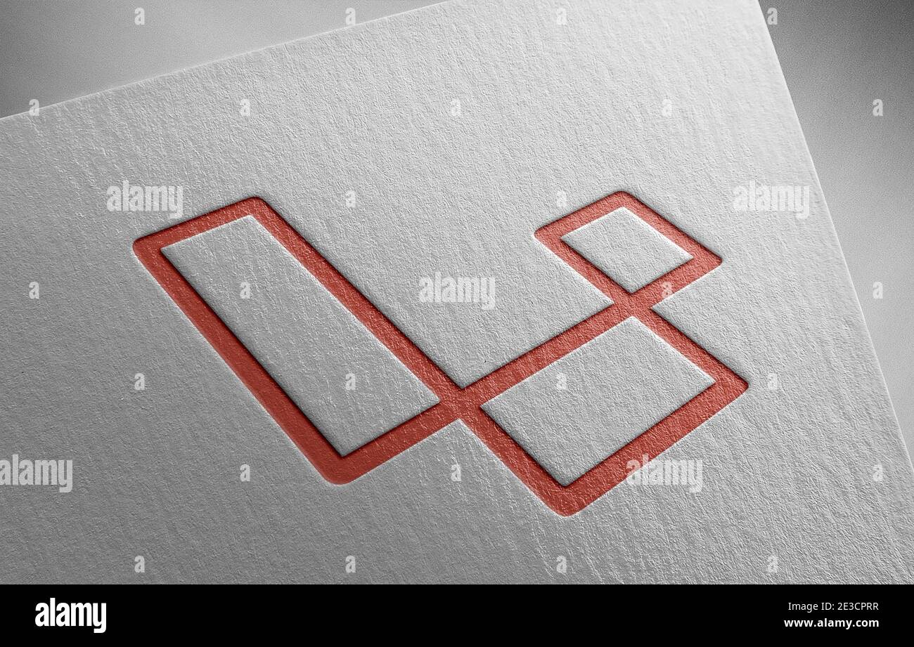 Laravel logo hi-res stock photography and images - Alamy