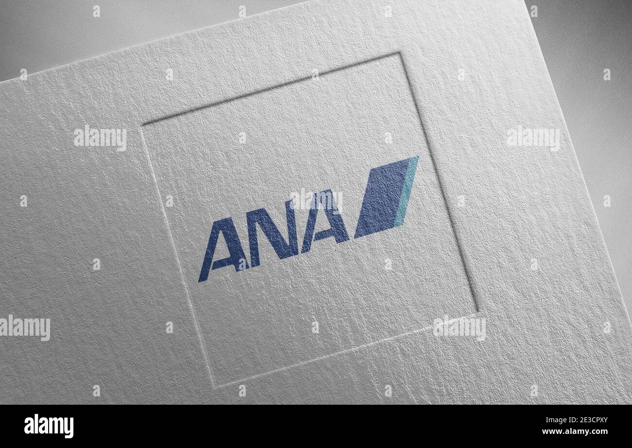 ana logo paper texture illustration Stock Photo - Alamy