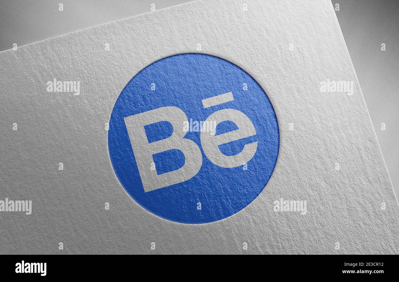 Behance logo 3d hi-res stock photography and images - Alamy