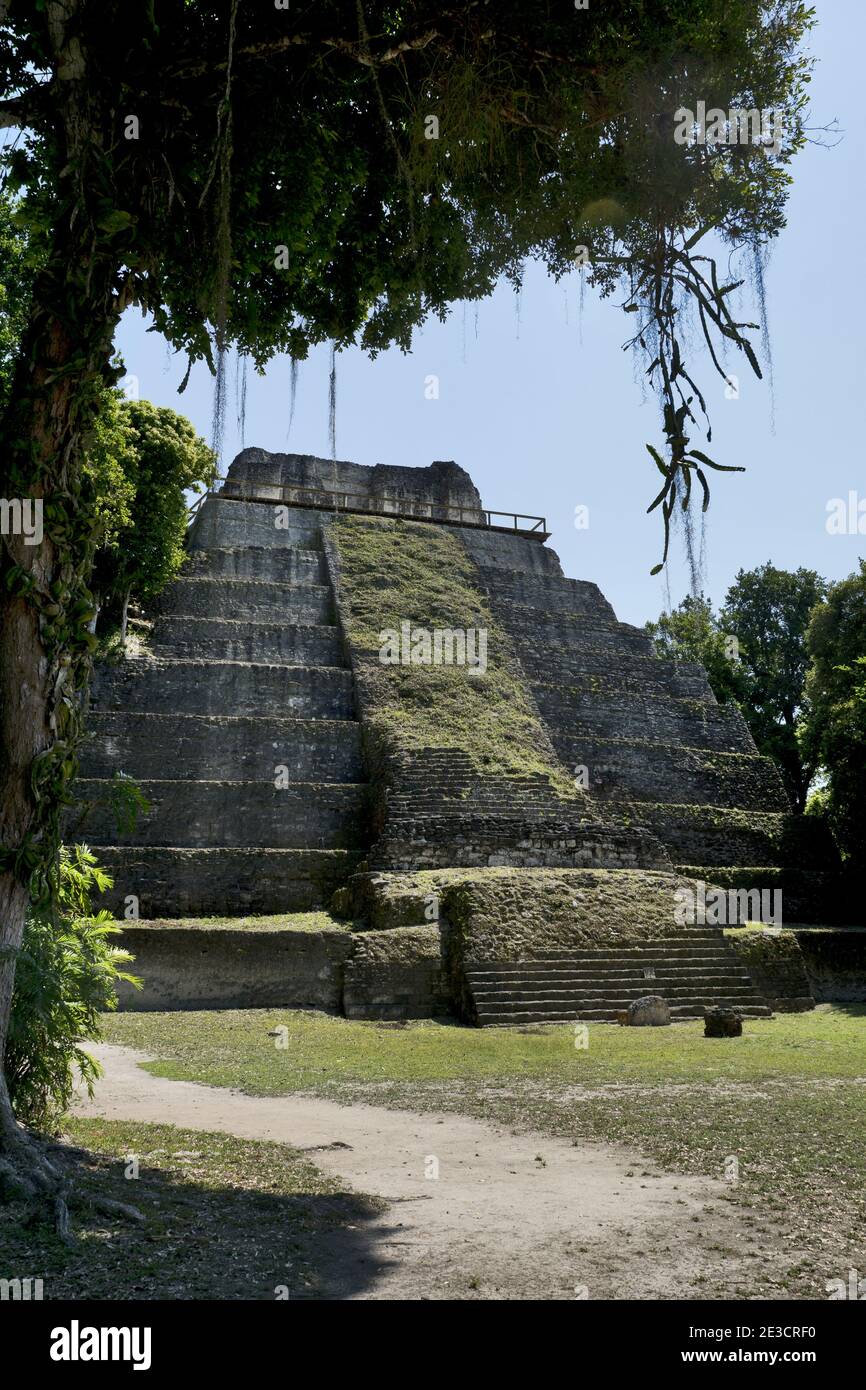 Yaxha, Guatemala, Central America: Pyramid/Structure 216 at ...
