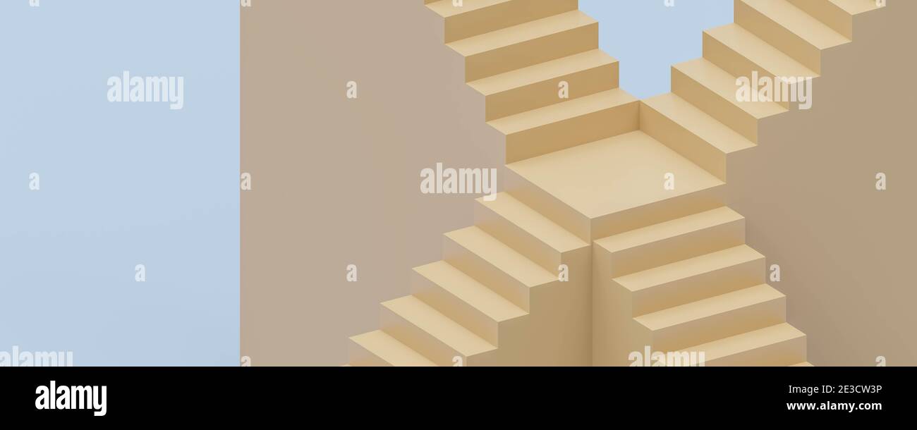 Concrete metal stair case hi-res stock photography and images - Alamy