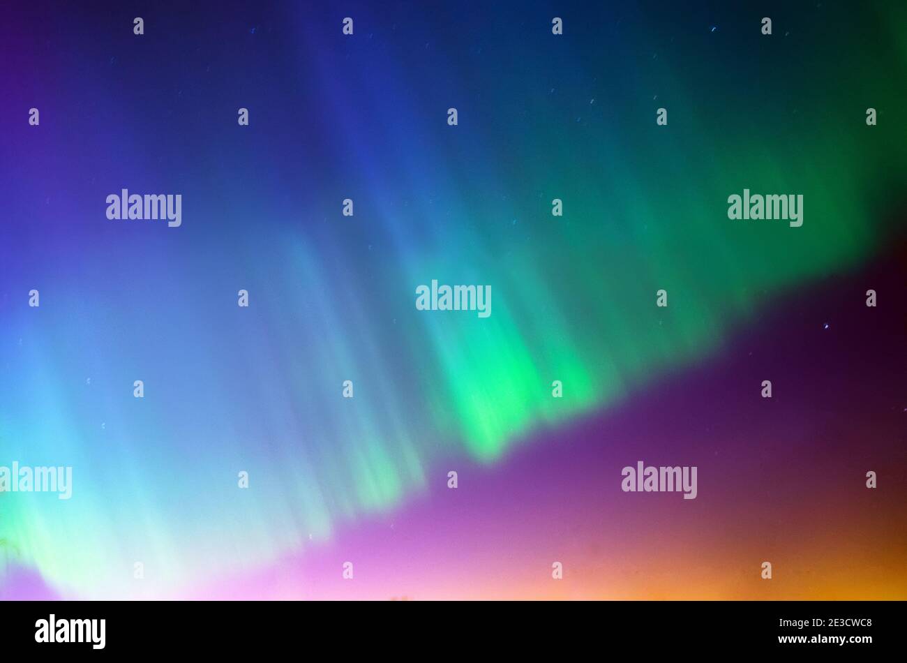 Colorful northern lightsPolar northen Lights aurora borealis. Sky night ...