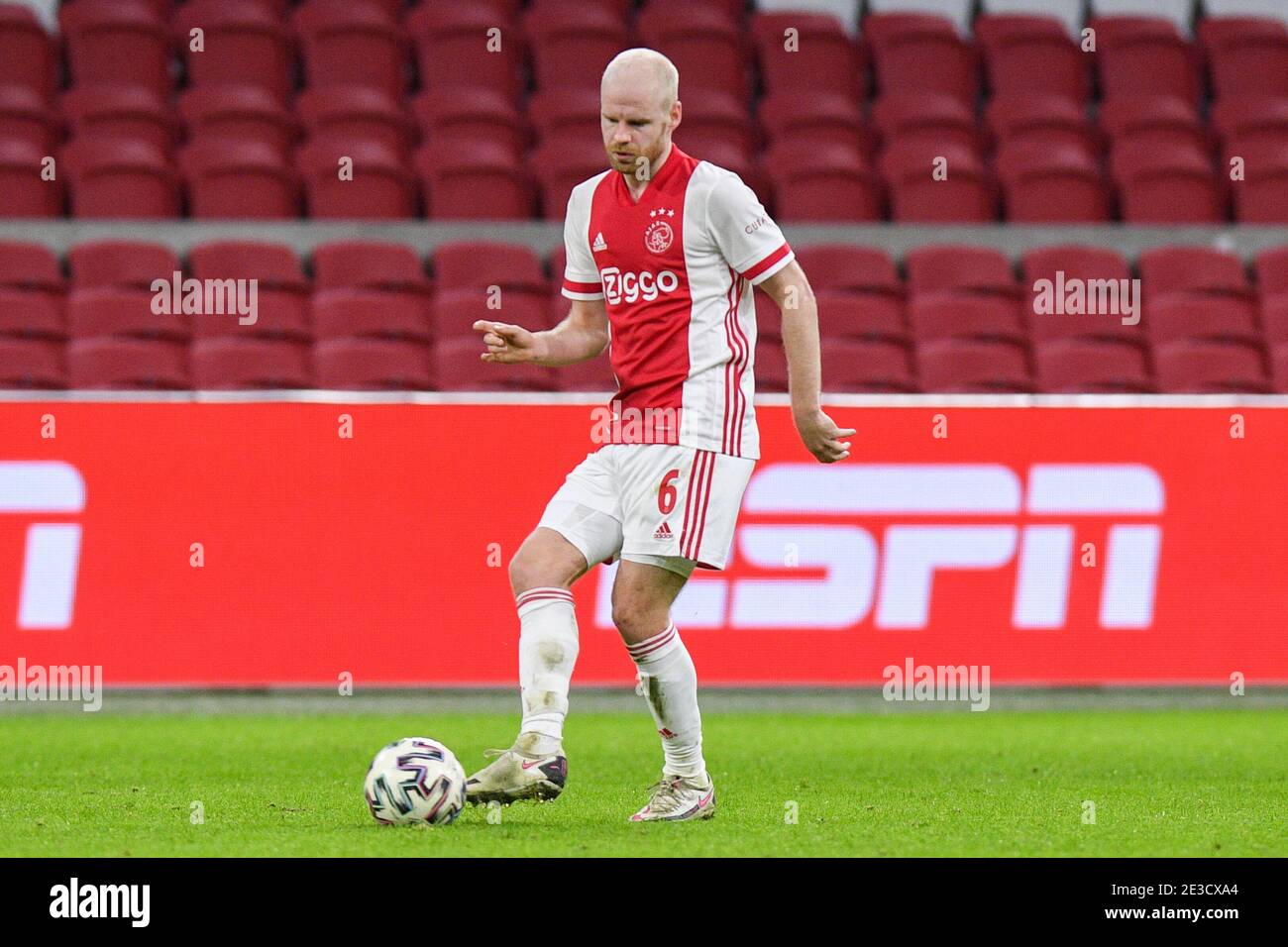 AMSTERDAM, NETHERLANDS - JANUARY 17: Davy Klaassen of Ajax during the ...