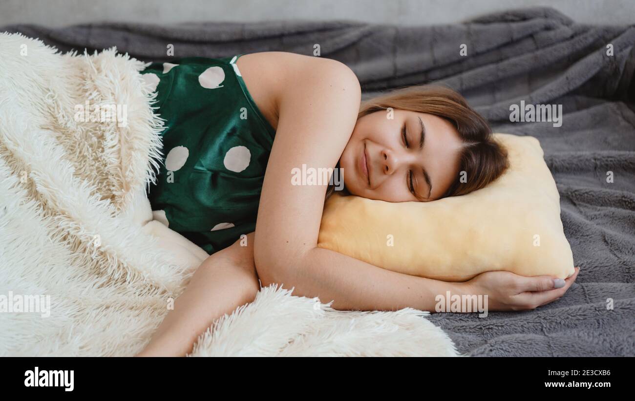 Beautiful girl in nightie hi-res stock photography and images - Alamy