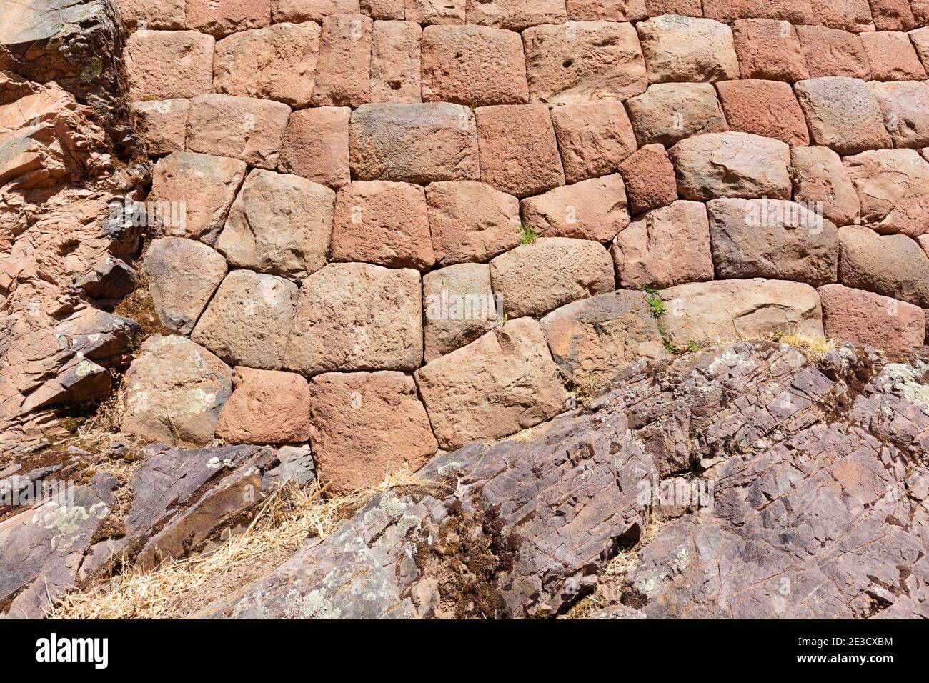 Pisac Peru Ruins of an ancient Incan Citadel overlooking Pisac. This ...