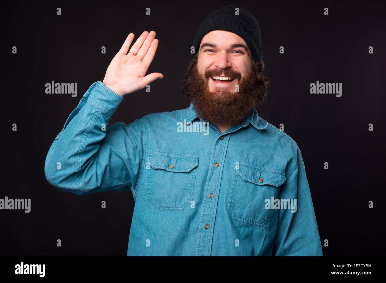 Saying hello to family hi-res stock photography and images - Alamy