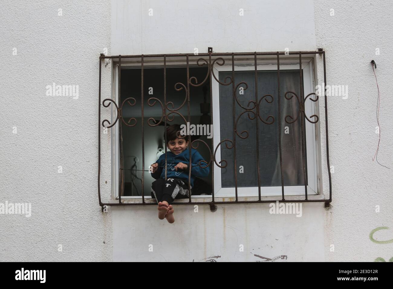 Deir Al-Balah, The Gaza Strip, Palestine. 18th Jan, 2021. At Deir al ...