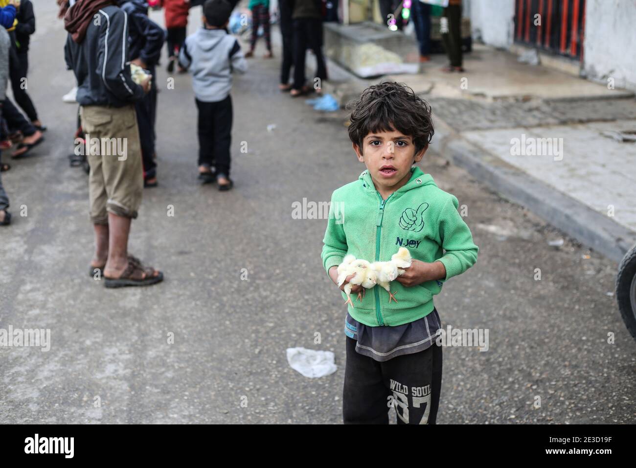 Deir Al-Balah, The Gaza Strip, Palestine. 18th Jan, 2021. At Deir al ...