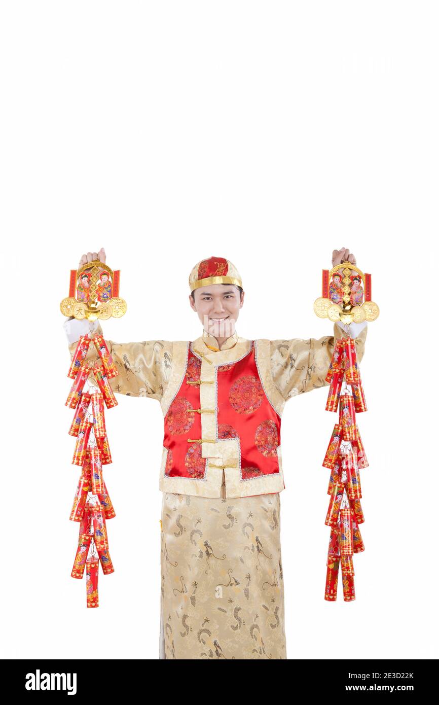 Oriental costume holding aloft hi-res stock photography and images - Alamy