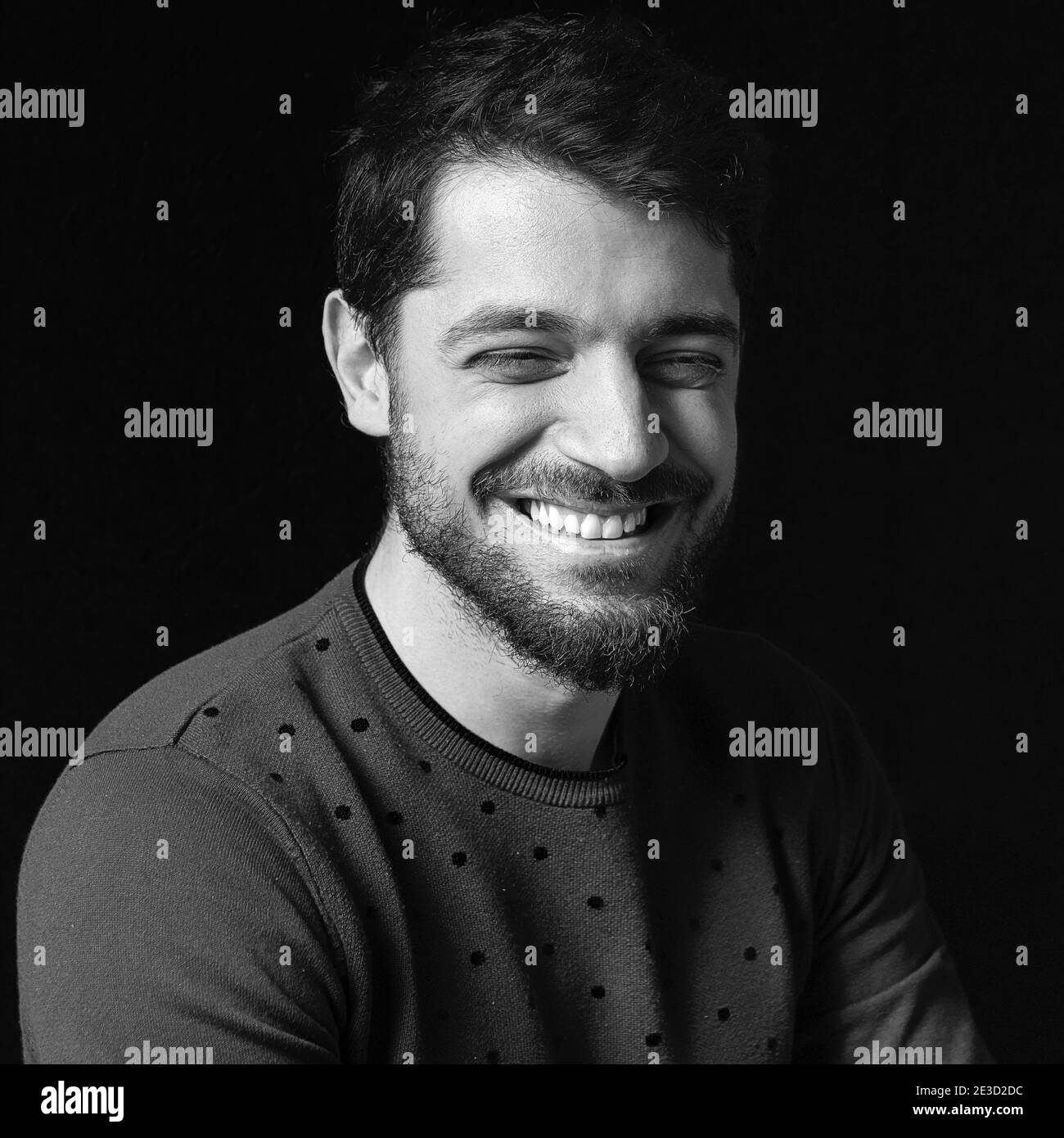 Guy laugh Black and White Stock Photos & Images - Alamy