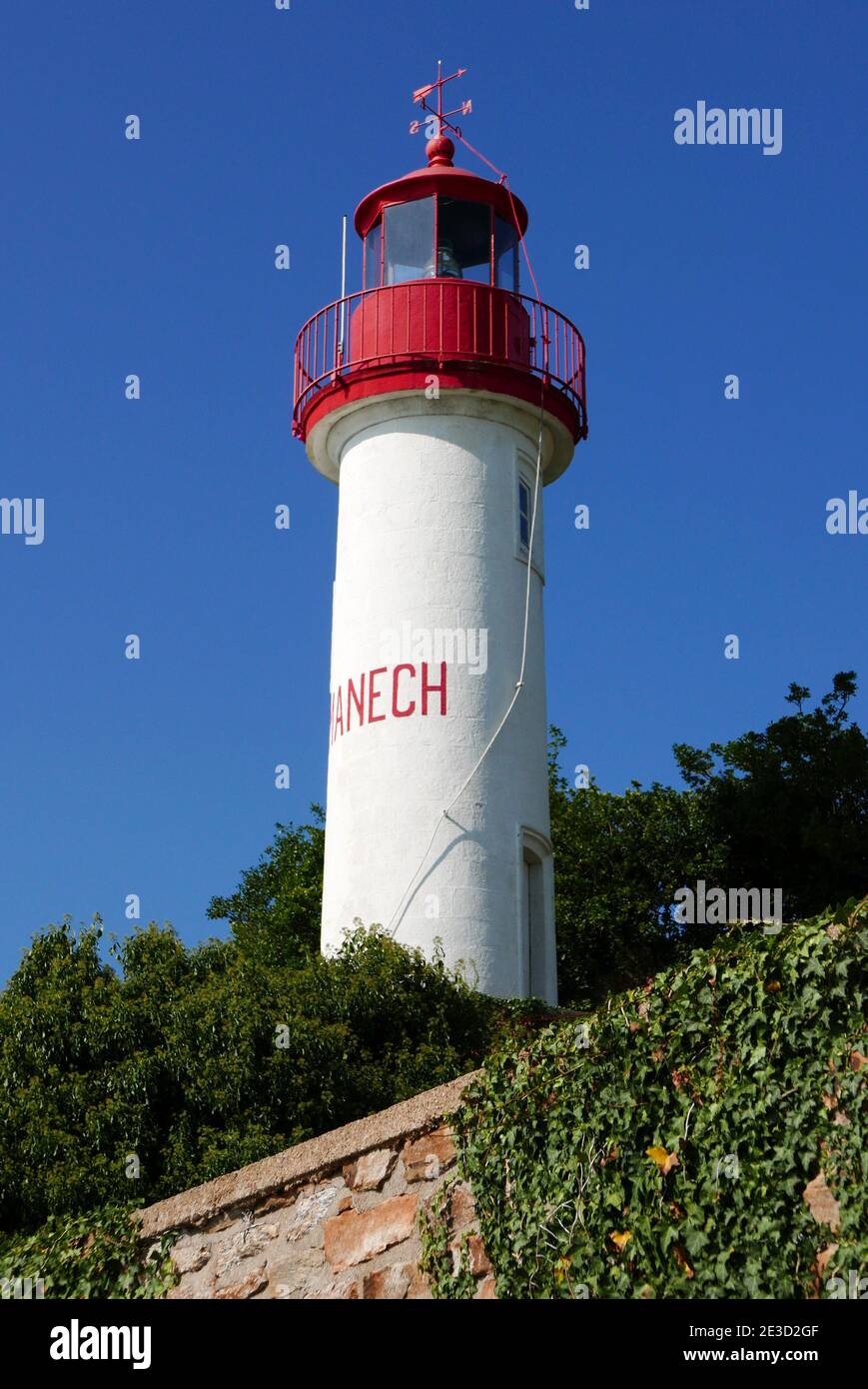 Port Manech lighthouse,Finistere ,Bretagne, Brittany, France Stock ...