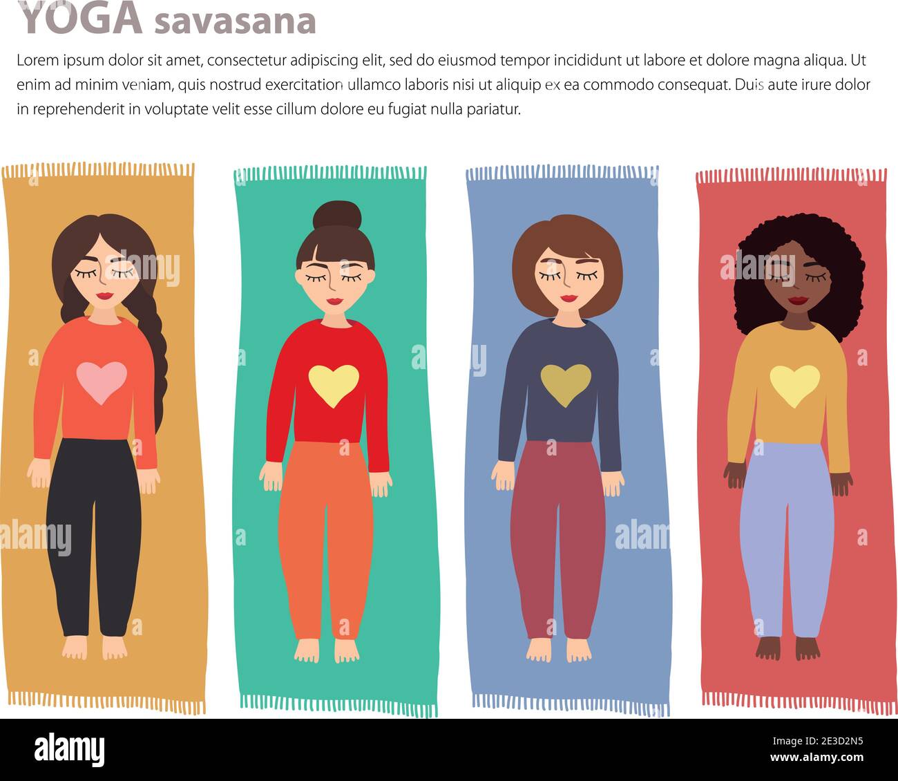 Corpse pose Stock Vector Images - Alamy