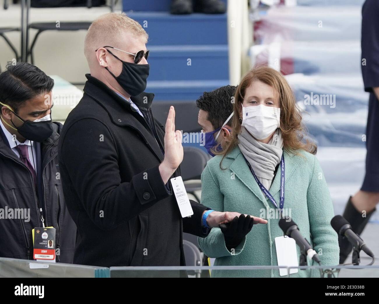 Joe biden inauguration podium hi-res stock photography and images - Alamy