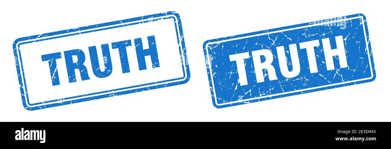 Truth square stamp grunge Stock Vector Images - Alamy