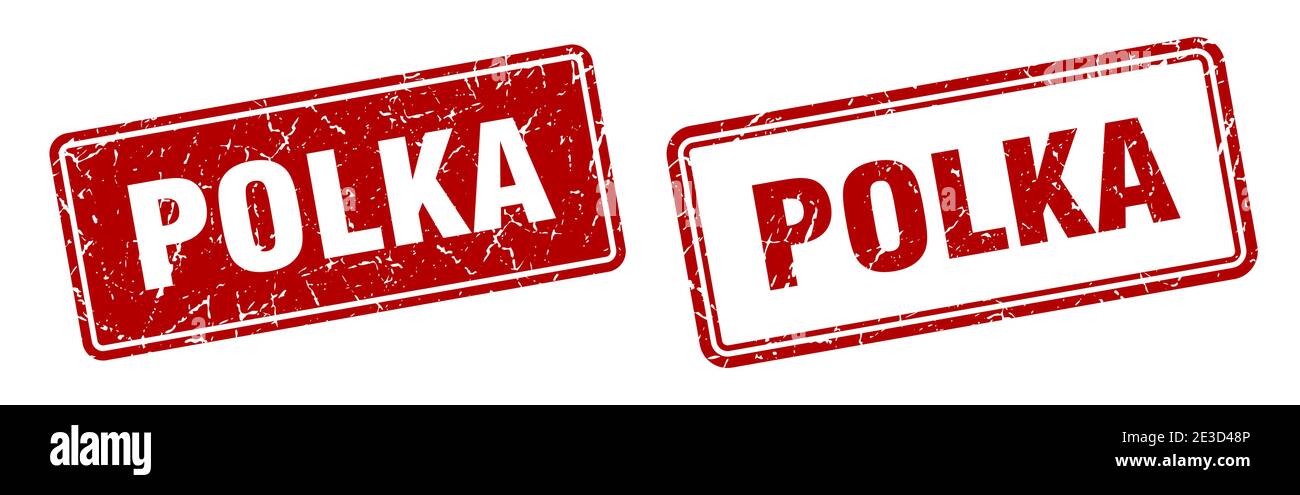 polka square stamp. polka grunge sign set Stock Vector Image & Art - Alamy