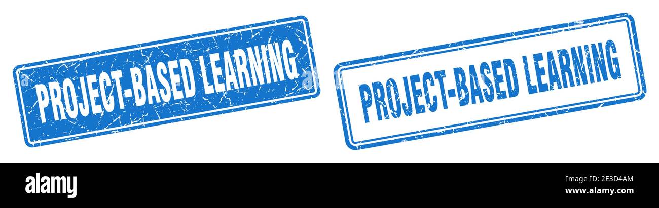 project-based learning square stamp. project-based learning grunge sign ...