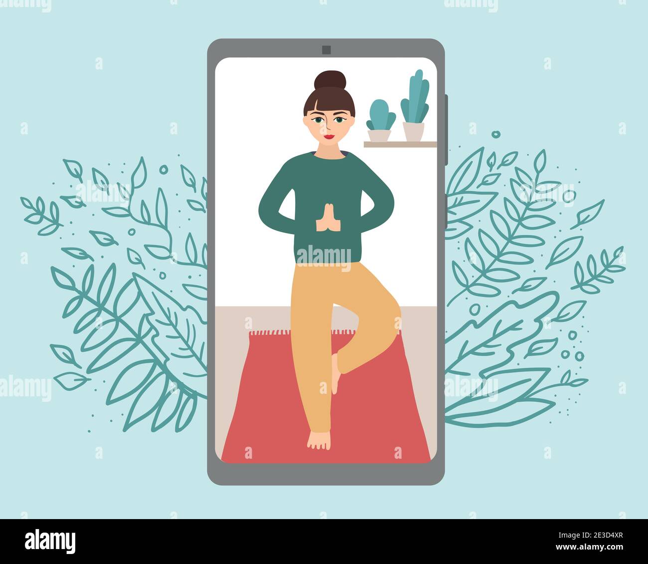 App pose Stock Vector Images - Alamy