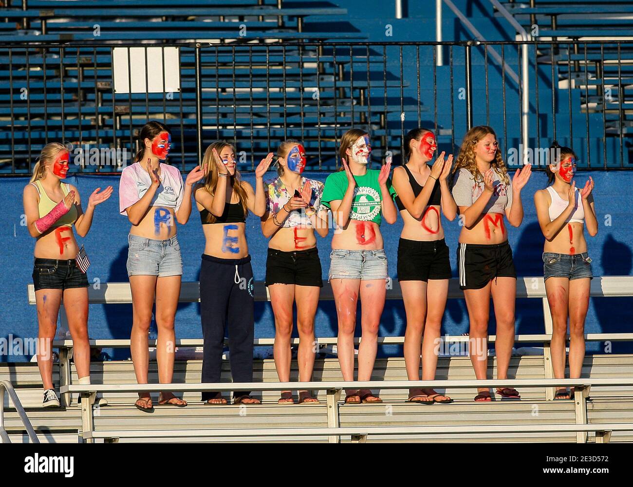 Body painting soccer hi-res stock photography and images - Alamy