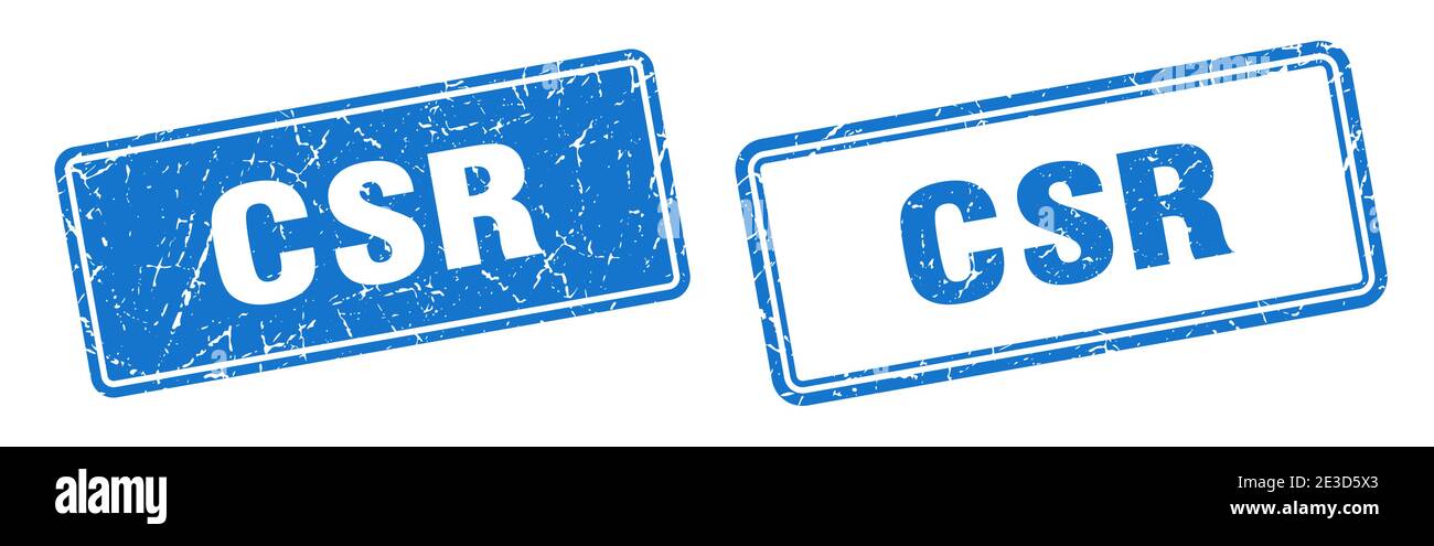 csr square stamp. csr grunge sign set Stock Vector Image & Art - Alamy