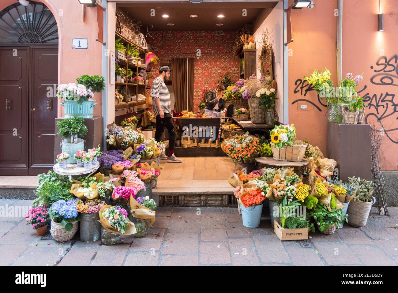 Bologna shop front hi-res stock photography and images - Alamy