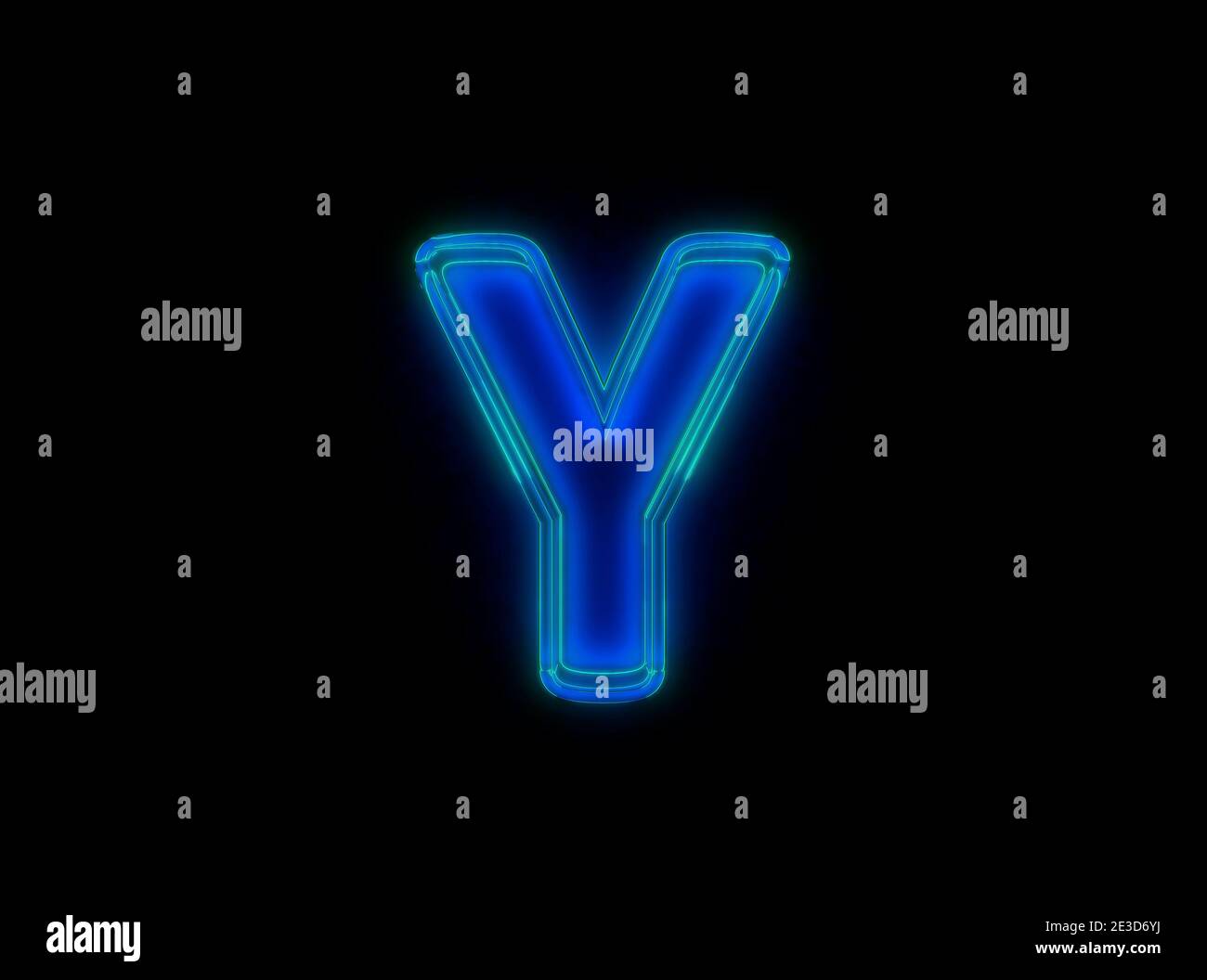 Neon letter y hi-res stock photography and images - Alamy