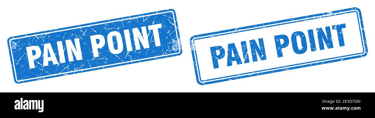 Pain point stamp sign seal hi-res stock photography and images - Alamy