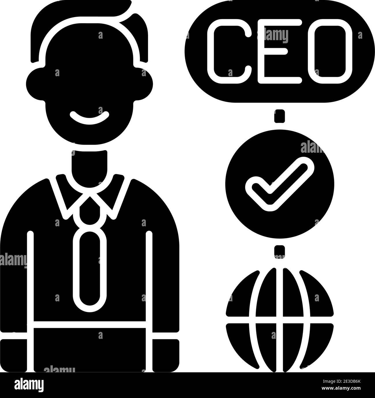 Ceo logo design Black and White Stock Photos & Images - Alamy