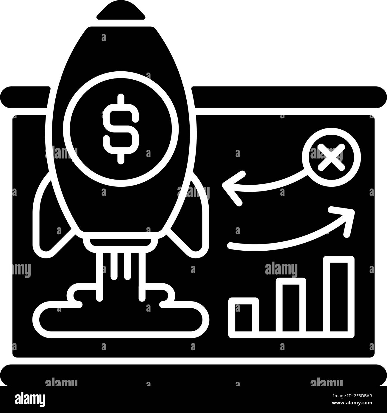 Business model black glyph icon Stock Vector Image & Art - Alamy