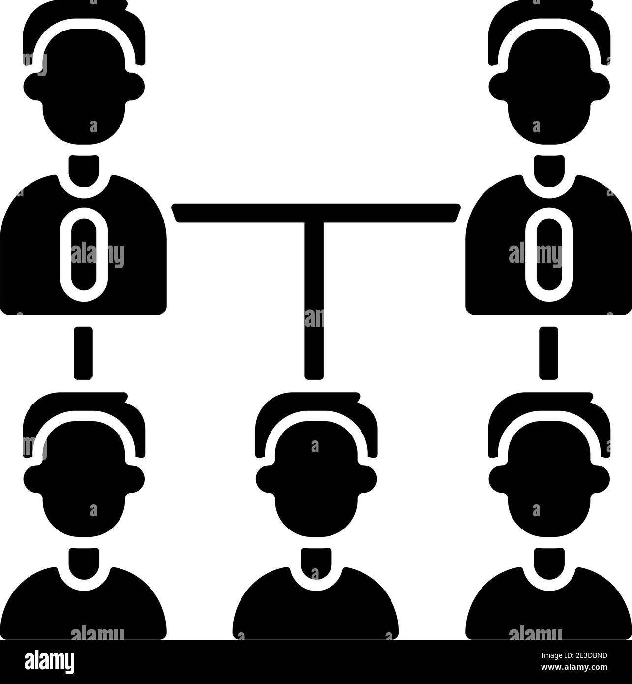 Employee structure Black and White Stock Photos & Images - Alamy