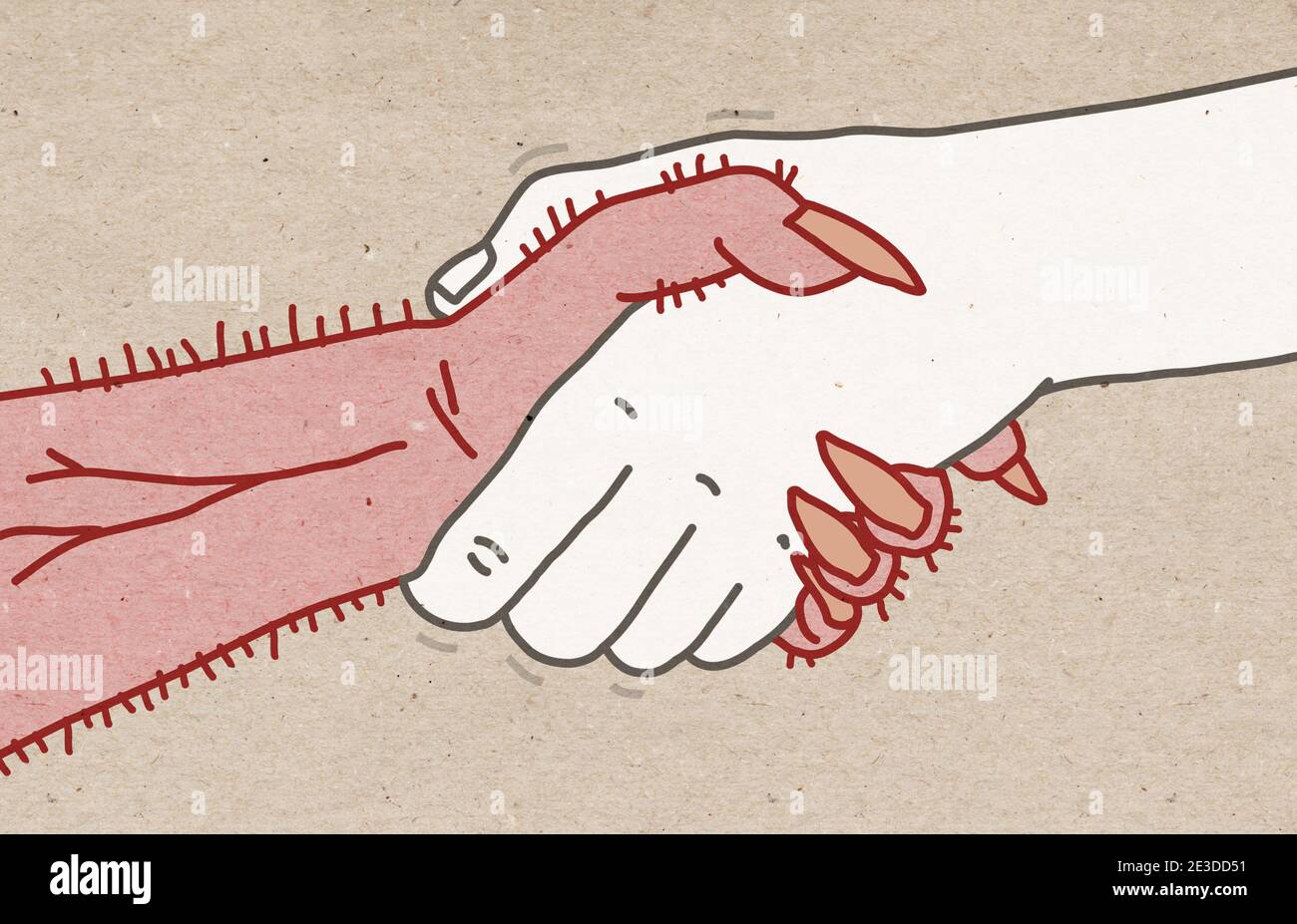 Handshake Devil High Resolution Stock Photography and Images - Alamy