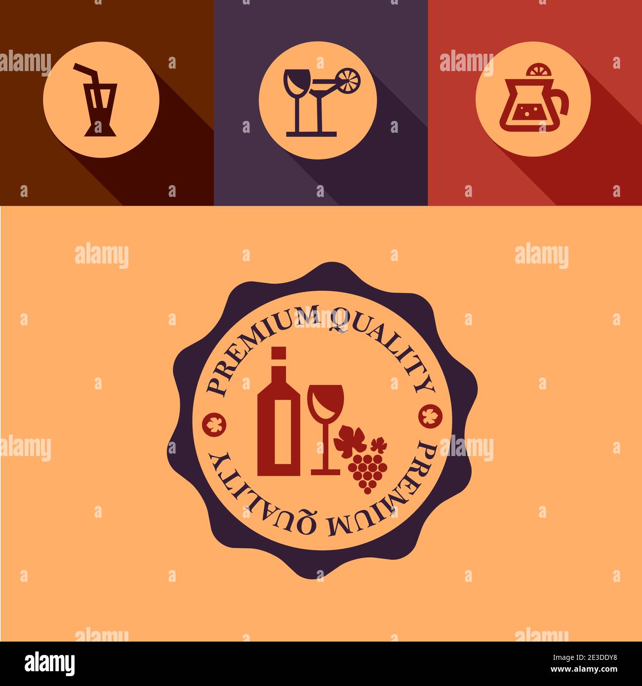 Floral vine design Stock Vector Images - Alamy