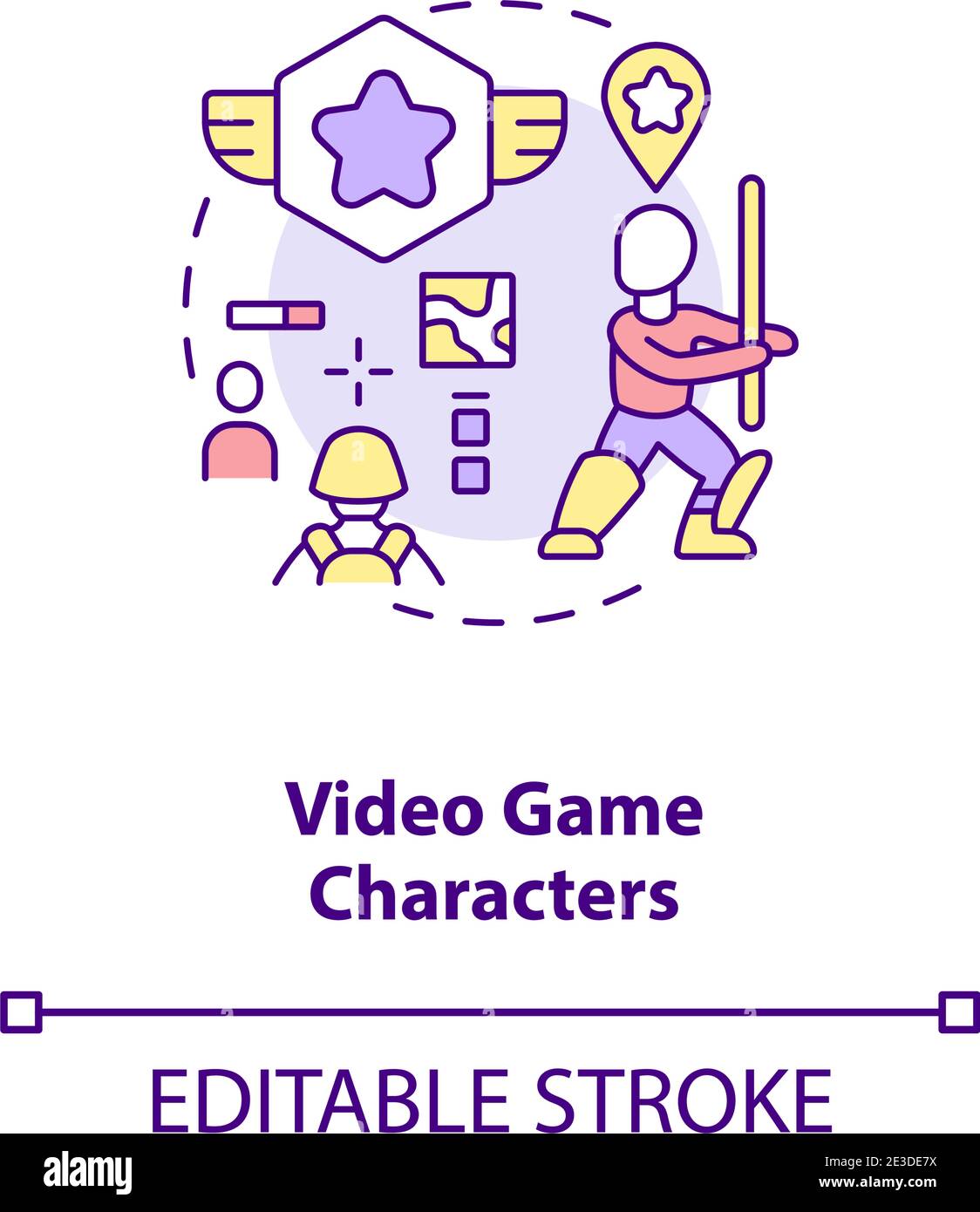 Animated characters Cut Out Stock Images & Pictures - Alamy