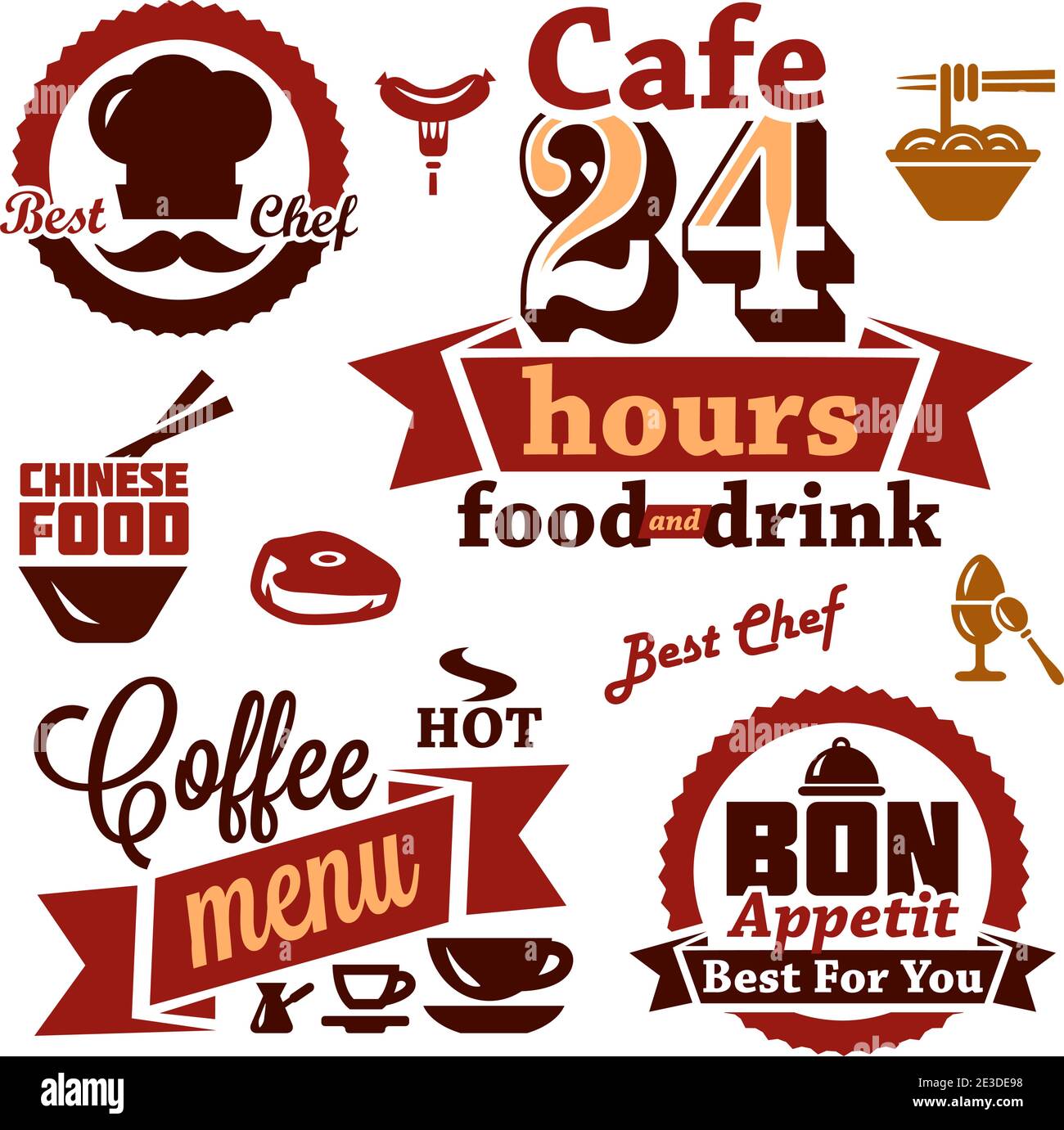 Old style restaurant Cut Out Stock Images & Pictures - Alamy