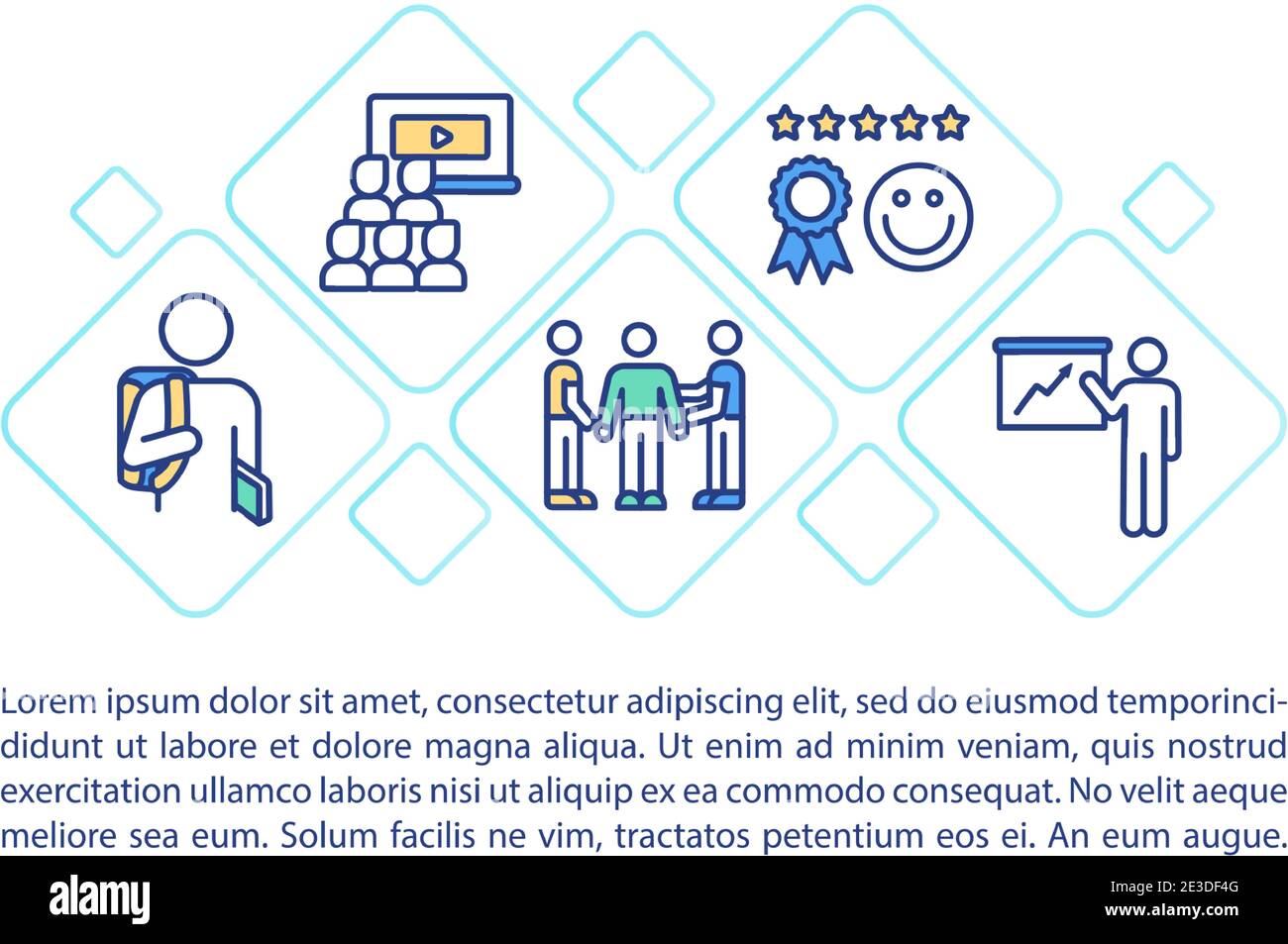 Staff training concept icon with text Stock Vector Image & Art - Alamy