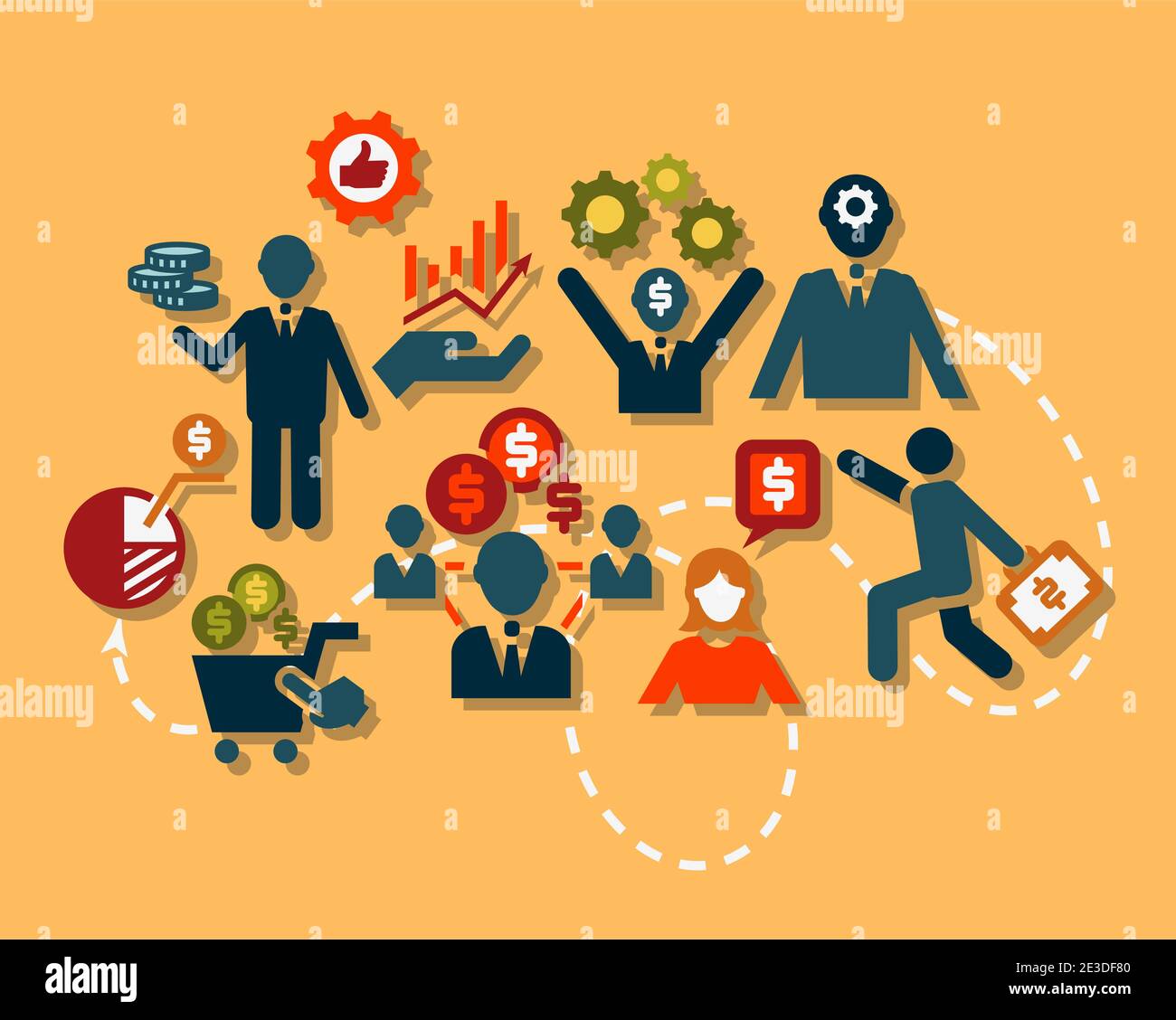 Human resources mobile interface hi-res stock photography and images ...