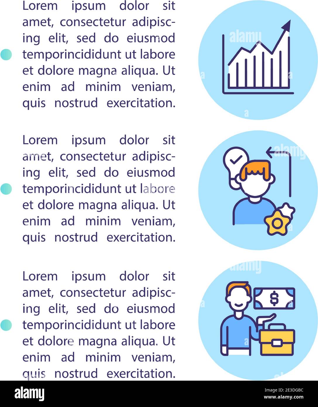 Advantages concept icon with text Stock Vector Image & Art - Alamy