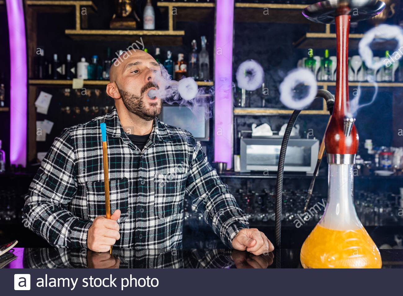 Smoking Cigarette Night High Resolution Stock Photography and Images ...