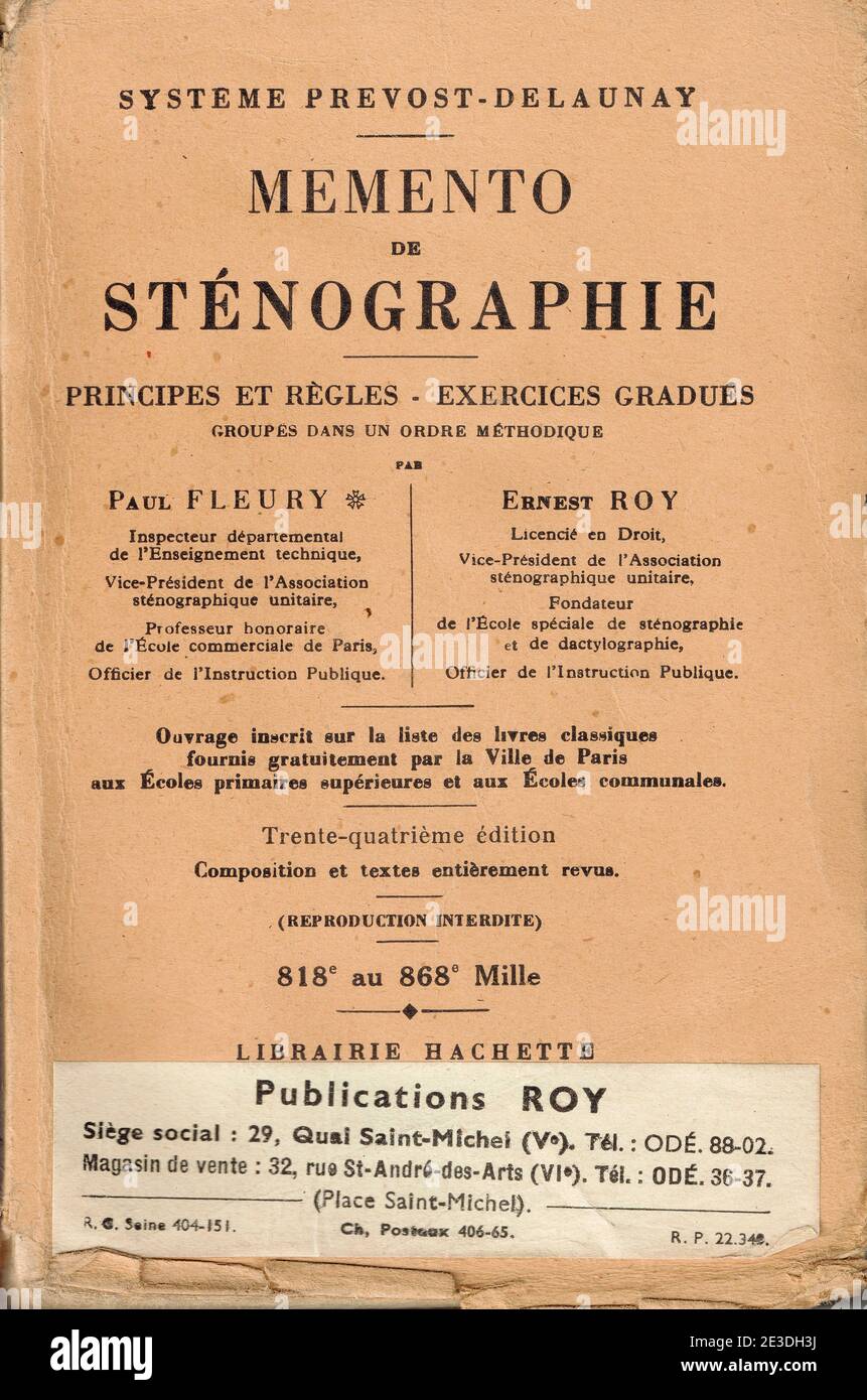 Stenography hi-res stock photography and images - Alamy