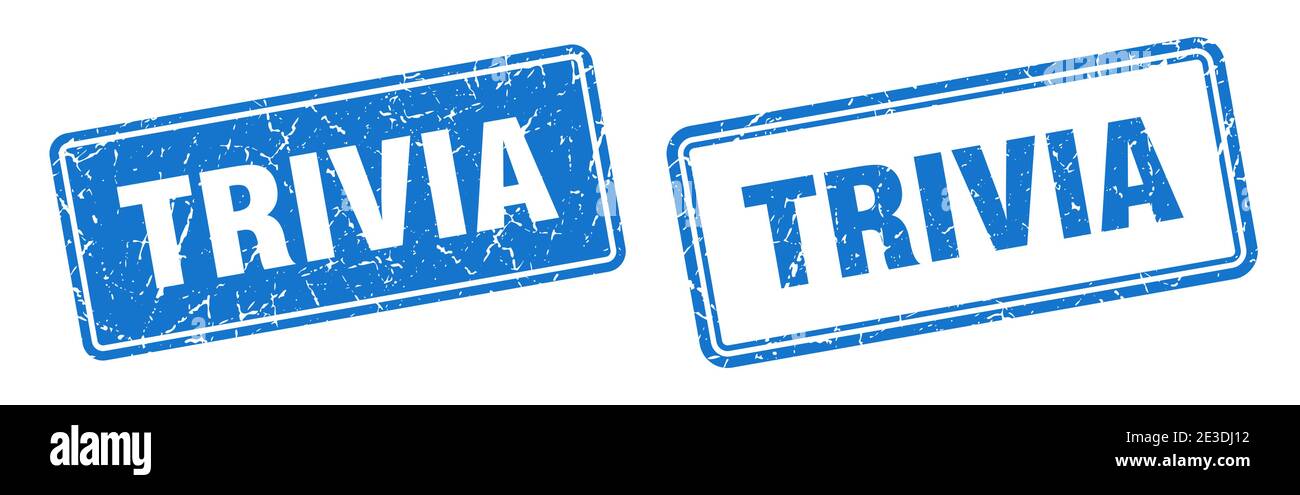 trivia square stamp. trivia grunge sign set Stock Vector Image & Art ...