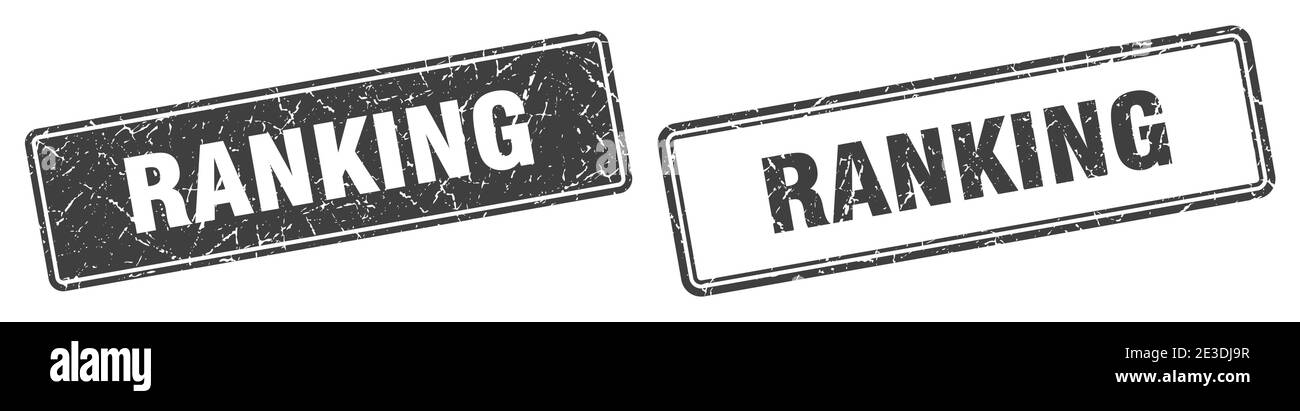 Ranking square stamp grunge Stock Vector Images - Alamy