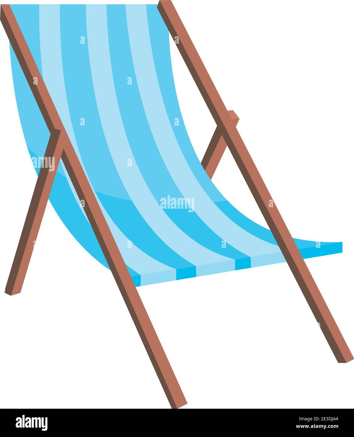 sun chair icon design, Summer vacation and tropical theme Vector ...