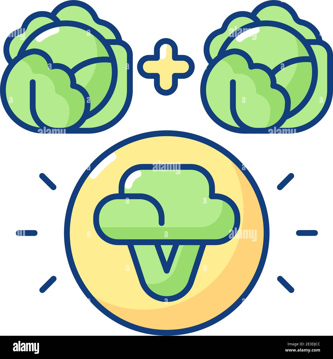 Selective breeding RGB color icon Stock Vector Image & Art - Alamy