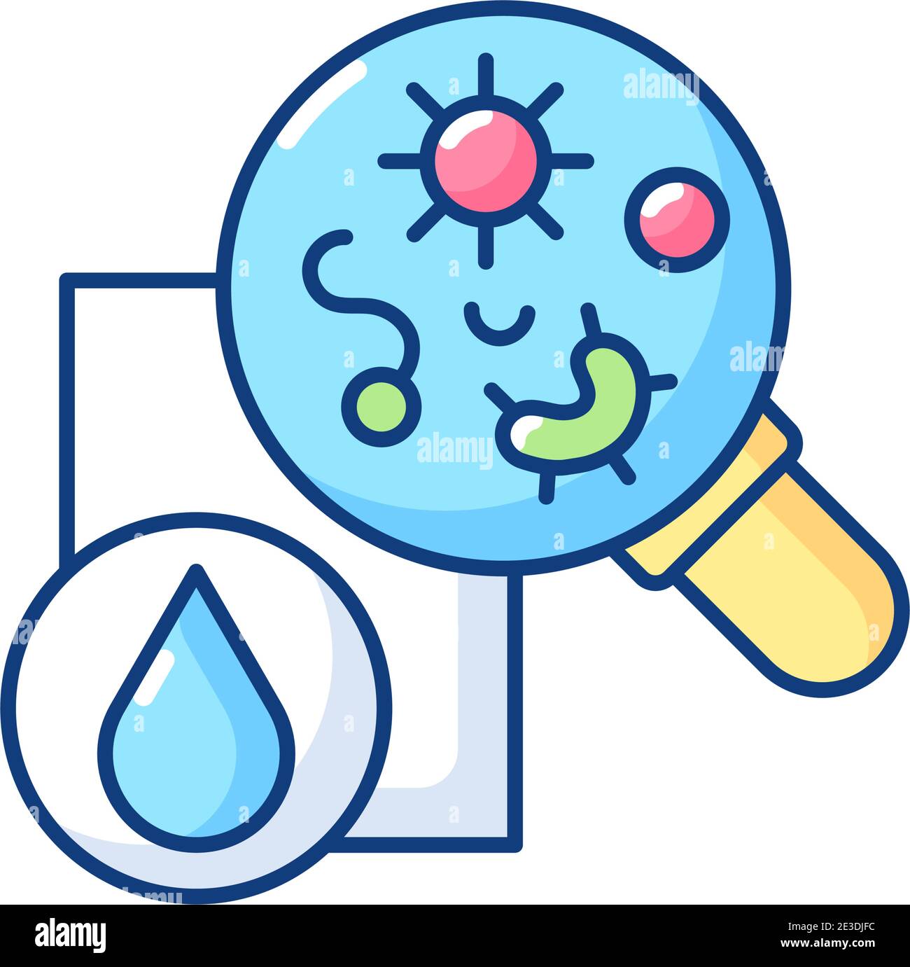 Microbiology RGB color icon Stock Vector Image & Art - Alamy