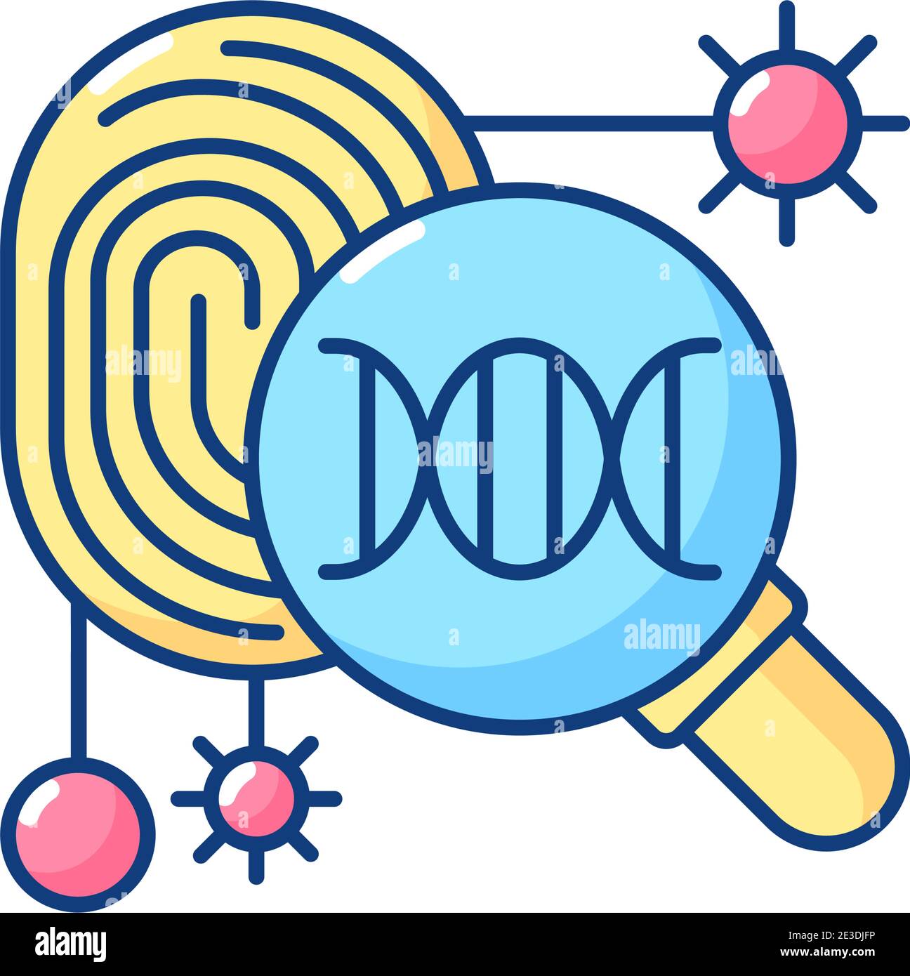 DNA fingerprinting RGB color icon Stock Vector Image & Art - Alamy DNA fingerprinting RGB color icon Stock Vector Image & Art - Alamy
