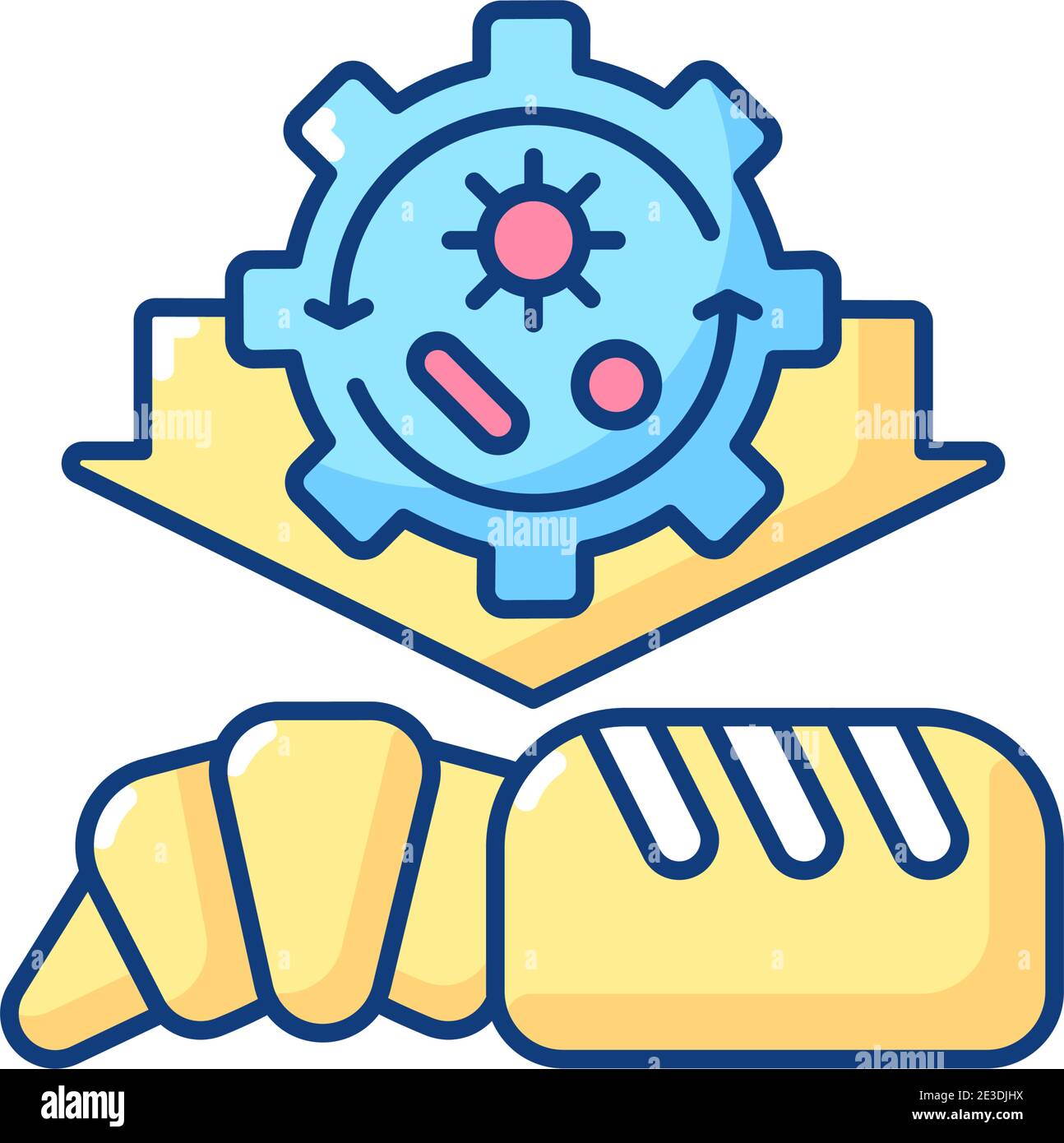 Industrial biotechnology RGB color icon Stock Vector Image & Art - Alamy